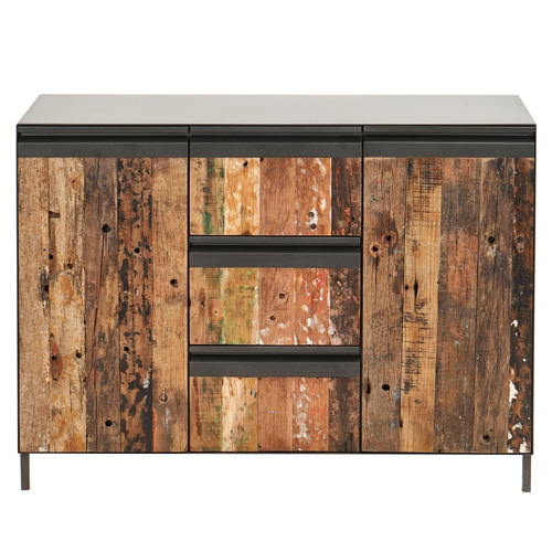 buffet-120cm-2-portes-3-tiroirs-pure-1 - INDUSTRYAL